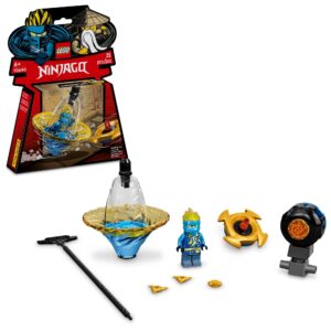 lego ninjago jay’s spinjitzu ninja training 70690 spinning toy building kit with ninjago jay; gifts for kids aged 6+ (25 pieces)