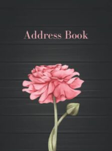 small address book: small address book for purse. address book small with a-z index. small address books with alphabet index for all your contacts .pocket address book; size 4" x 6" in