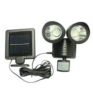 bestyu 22 led dual security detector solar spot light motion sensor outdoor floodlight for home garden yard patio landscape walkway