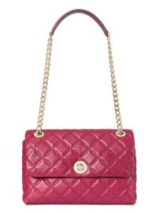 kate spade natalia medium flap crossbody shoulder bag leather in blackberry preserves