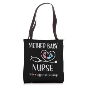 mother baby nurse appreciation | postpartum nursing student tote bag