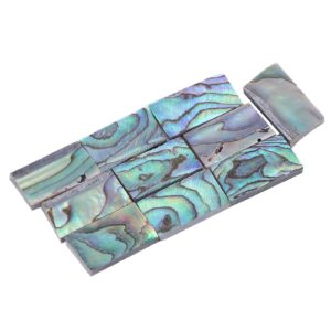 guitars fretboard inlay material, 10pcs abalones shells blanks handle for mosaic art for jewelry design