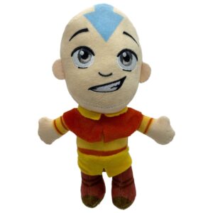 jinx avatar: the last airbender aang small plush toy, 7.5-in stuffed figure from nickelodeon tv series for fans of all ages