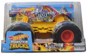 hot wheels monster trucks skeleton crew - 1:24 scale