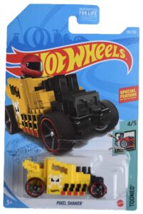 hot wheels pixel shaker, [yellow] 59/250 tooned 4/5