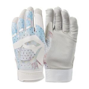 evoshield daze adult batting gloves - team white, large