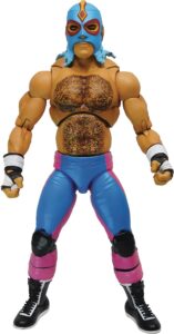 boss fight studio konnan, legends of lucha libre premium collectible action figure – highly articulated figurine with accessories including microphone, interchangeable hands, and alternate mask – 1:12