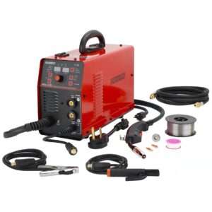 165amps mig welder, dual voltage mig welding machine, mig/stick/mma/lift tig welder machine, gas gasless flux wire core welder (mts-165d)