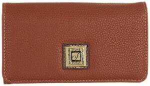 stone mountain womens cornell tab wallet one size brown(8af4542)