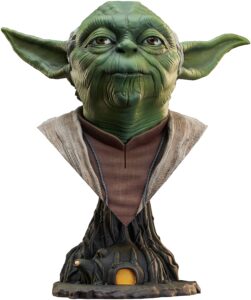 diamond select toys star wars: the empire strikes back: yoda legends in 3-dimensions 1:2 scale bust, multicolor, 9 inches