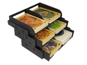 simit3dprints card tray for catan resource cards - organizer