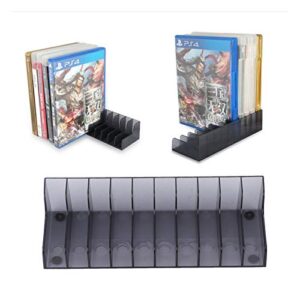 okuyonic game card box, more precise waterproof large capacity 2 pcs cd storage bracket for pro game consoles for/slim/pro