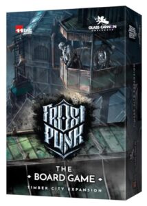 rebel studio frostpunk the board game timber city expansion - deluxe wooden building meeples set, aesthetic game upgrade, 16+, 1-4 players, 120-150 minute playtime, made by rebel studio