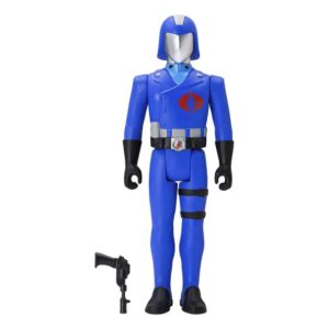 super7 g.i. joe cobra commander 3.75 in reaction figure