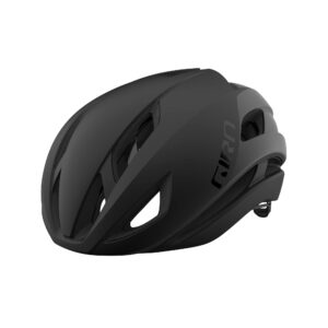 giro eclipse spherical adult road cycling helmet - matte black/gloss black (2022), medium (55–59 cm)