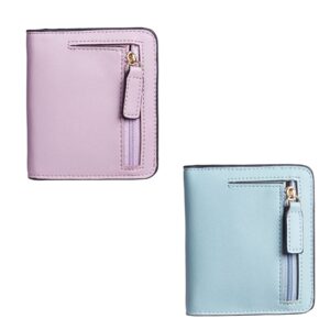 gostwo womens rfid blocking small compact bifold luxury genuine leather pocket wallet ladies mini purse with id window