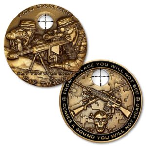 armed forces depot military sniper challenge coin