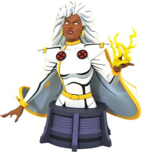 diamond select toys marvel animated x-men: storm bust, multicolor, 6 inches