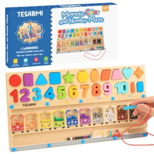 tesabmi montessori screwdriver board set, wooden screw driver activities tools montessori toys for 3 4 5 year old, basic skills educational sensory learning toy for kids toddlers preschool