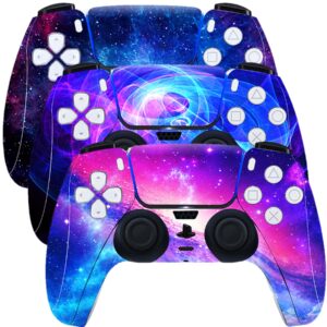 skin for ps5 controller, 3pcs whole body vinyl decal cover sticker for playstation 5controller (ps5 controller #6)