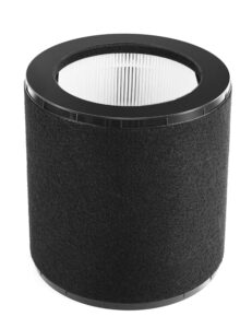 air purifier replacement filter, 3-in-1 true hepa filter, removes up to 99.95% of pet hair, pollen, pet dander, mold spores, odor, smoke, and dust, compatible with air purifier ap008