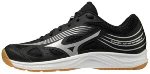 mizuno cyclone speed 3 junior shoe-black-silver