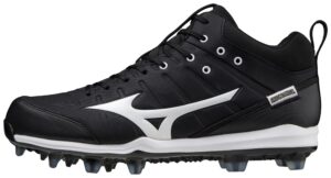 mizuno ambition 2 tpu mid mens molded baseball cleat 13