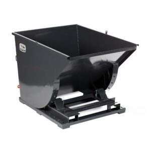 titan attachments 1 cubic yard self-dumping hopper, fork lift operated, rated 6000 lb, material handling