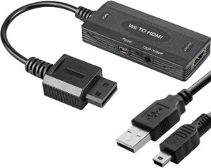 rgeek wii hdmi adapter 1080p wii to hdmi with high speed hdmi cable support for all wii display modes