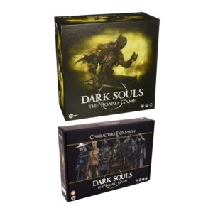 dark souls: the board game with characters expansion bundle (2 items)