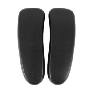 chairorama arm pads replacement - for herman miller aeron chair ergonomic graphite vinyl armrest pads office chair parts