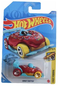 hot wheels donut drifter, [red] 108/250 fast foodie 1/5