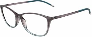 silhouette eyeglasses frame spx illusion 1603 6610 mint gradient 55-15-130mm