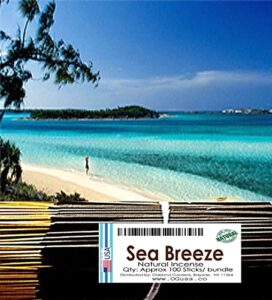 (s) sea breeze, oakland gardens premium hand dipped incense sticks, you choose the quantity (100)