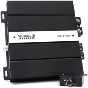 sundown audio saev3-1500d monoblock 1500w rms amplifier sae-1500d v.3