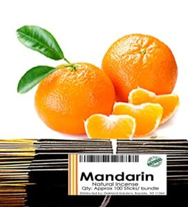 natural premium incense by oakland gardens (m) mandarin, oakland gardens premium hand dipped incense sticks, you choose the quantity (100)