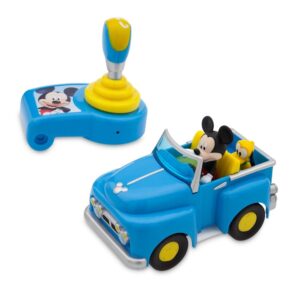 disney store official mickey mouse remote control car - interactive rc toy for kids, fun racing action, authentic merchandise, great gift for boys & girls, ages 3+