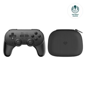 8bitdo pro 2 bluetooth gamepad for switch/switch oled, pc, macos, android, steam & raspberry pi with storage case (gray edition)