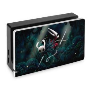 protective case for nintendo switch dock, hollow knight hard pc base cover water-proof & anti-scratch switch dock case protector