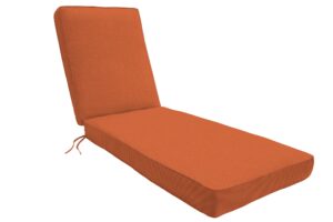 eddie bauer cushion chair pad, double piped, spectrum cayenne