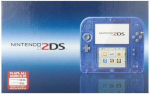 nintendo 2ds crystal blue (renewed)