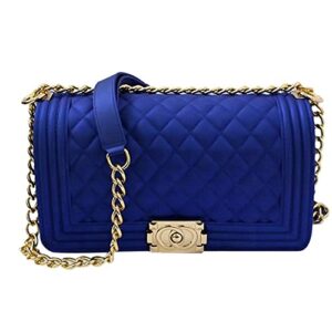 cross body jelly purse (royal blue)