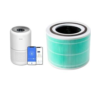 levoit air purifiers for home bedroom core 300s/core300s-p and toxin absorber replacement filter core300-rf-tx