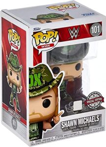 funko shawn michaels d-generation x survivor series '09 with pin wwe pop! vinyl figure - gamestop exclusive