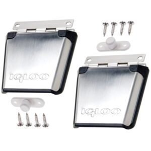 igloo cooler stainless steel latch with 2-screw winged post (2-pk)