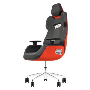 thermaltake argent e700 real leather gaming chair (flaming orange) design by studio f∙a∙porsche, ggc-arg-brlfdl-01