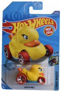 hot wheels duck n' roll - street beasts 2/10 - yellow 132/250