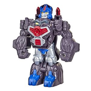 transformers classic heroes team optimus primal converting toy, 4.5-inch action figure, for kids ages 3 and up