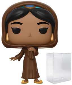 pop disney: aladdin - jasmine in disguise funko vinyl figure (bundled with compatible box protector case)