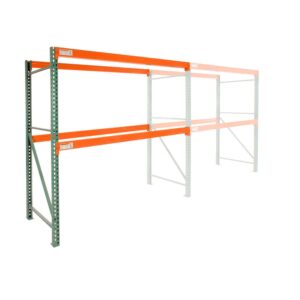 global industrial teardrop pallet rack add-on 108"w x 42"d x 144"h